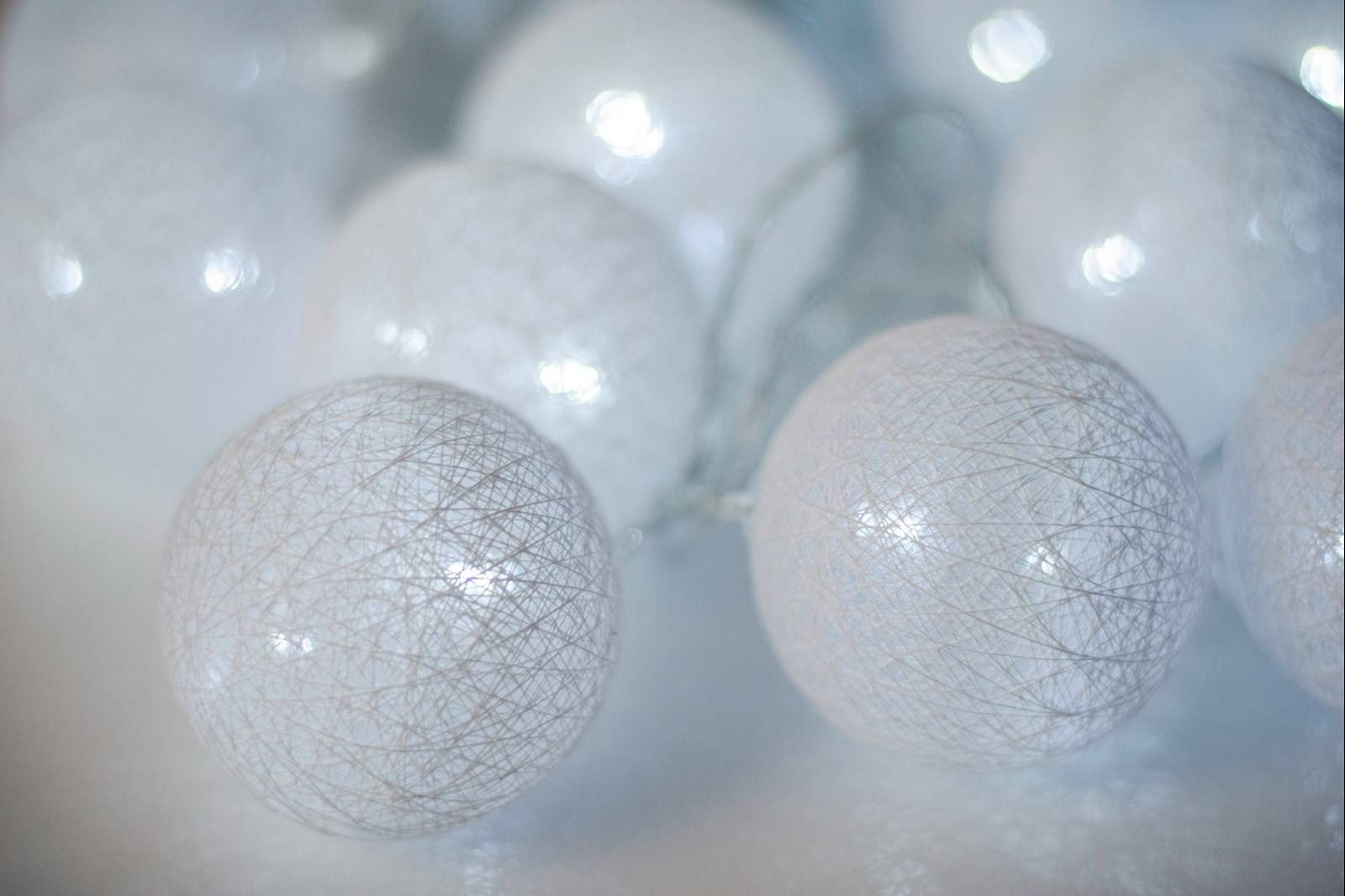 KULE LED COTTON BALLS 20 SZT. - LEDisON.com.pl