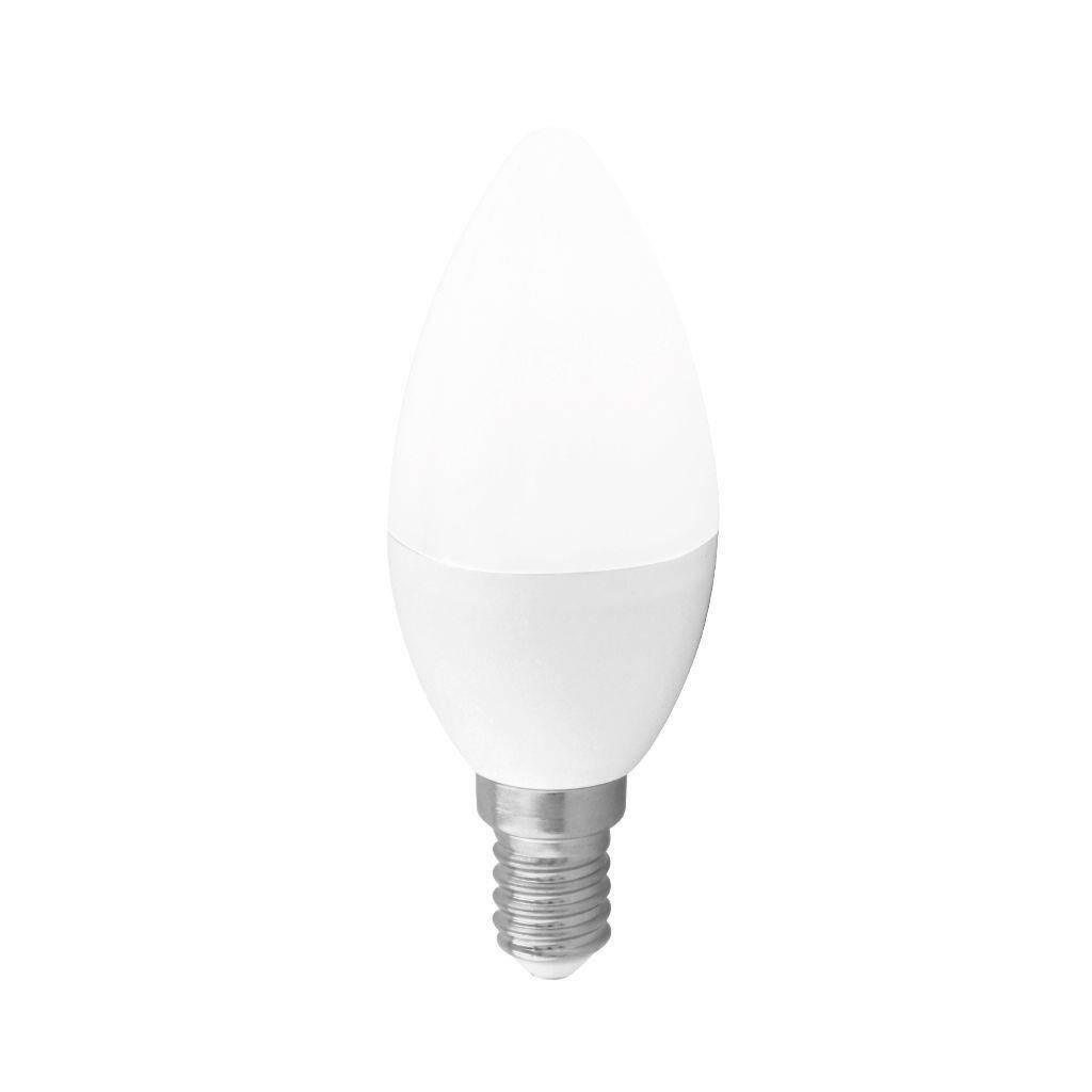 LED C37 E14 7W ŚWIECA 600lm 6500K INQ - LEDisON.com.pl