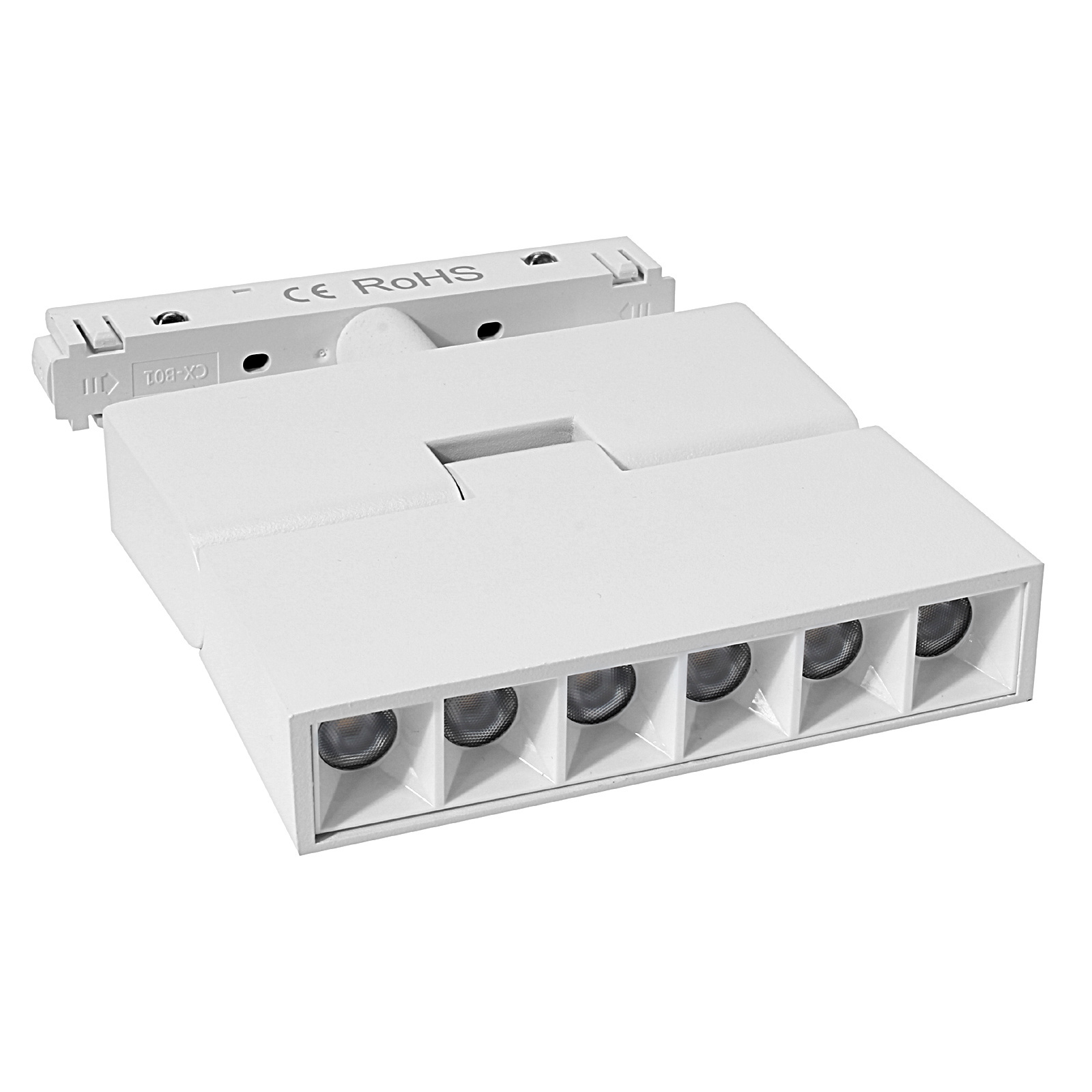 Lampa magnetyczna z diodami łamana 6W 4000K DDCX-GDZD6 Biała - LEDisON ...