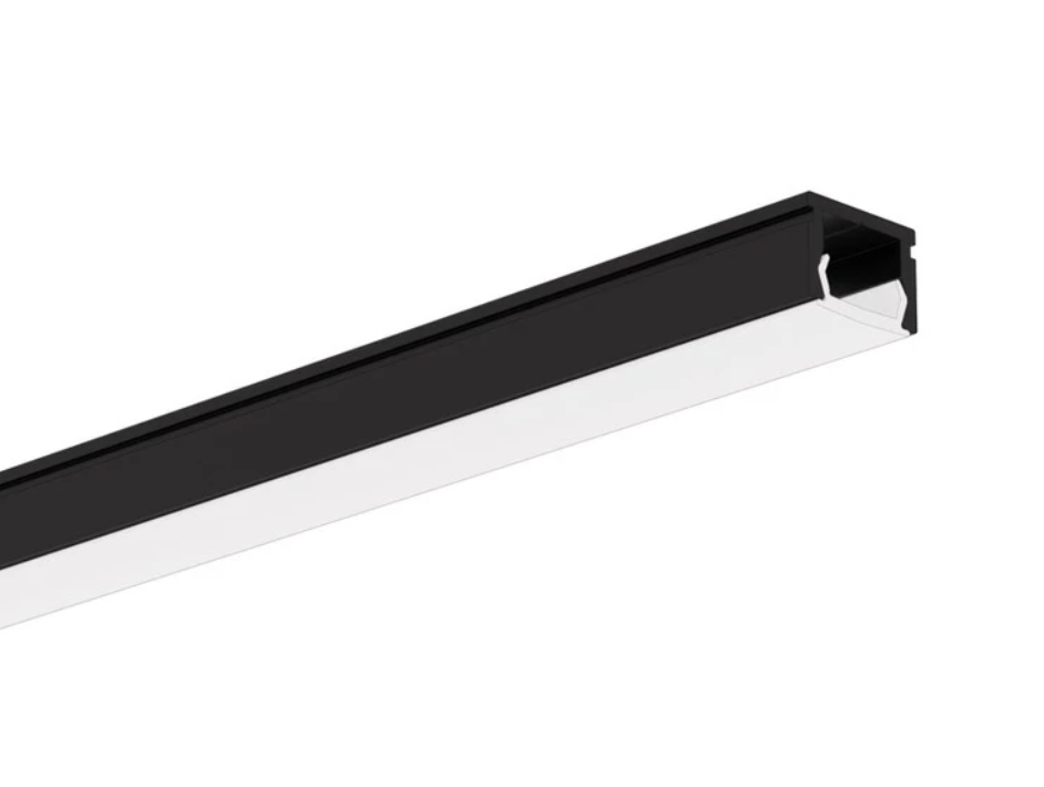 Profil do LED PIKO czarny anodowany wąski Kluś 3m 3 - LEDisON.com.pl