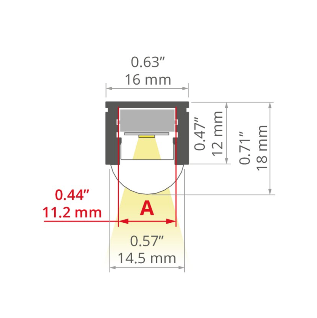 Profil do LED REGULOR z regulacją kąta świecenia Kluś srebrny anoda 1m ...
