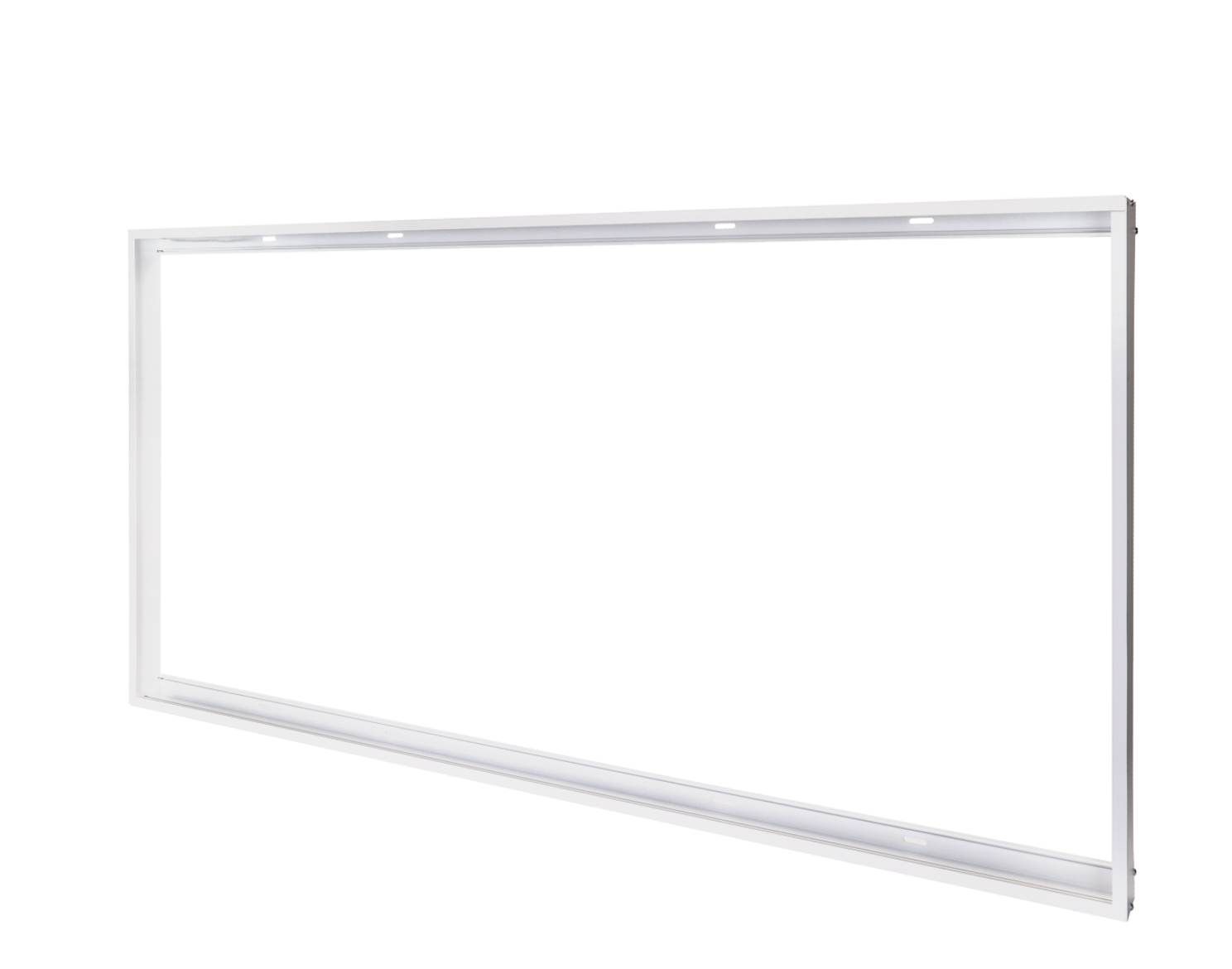 Ramka natynkowa do panelu Led 120x60 biała - LEDisON.com.pl