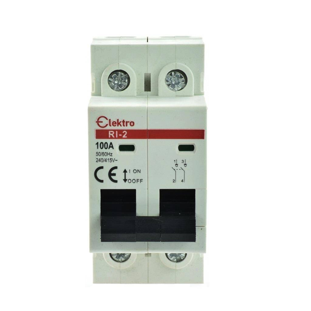 Rozłącznik izolacyjny 2P 100A - LEDisON.com.pl