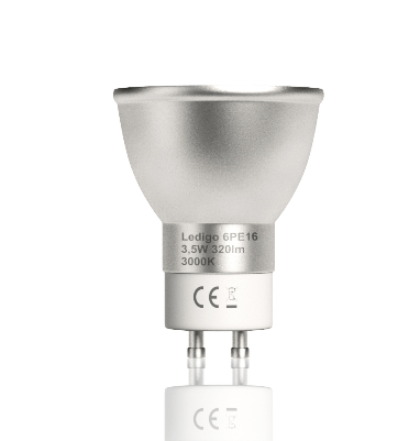 Żarówka LED GU11 4W=30W zimna - LEDisON.com.pl